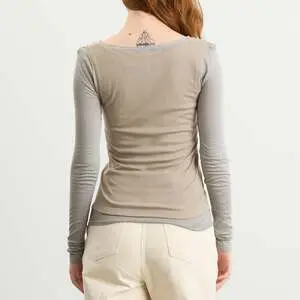 FRUITY BOOTY Double Layer Long Sleeve Top