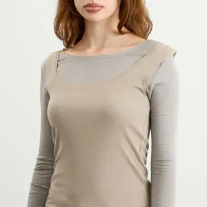 FRUITY BOOTY Double Layer Long Sleeve Top