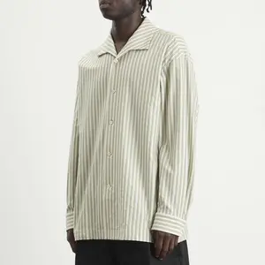Issey Miyake Stripe Long Sleeve Shirt