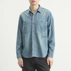 HUMAN MADE Stencil Military Chambray Shirt
