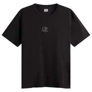 C.P. COMPANY Embroidered Sailor 1020 T-shirt - Black