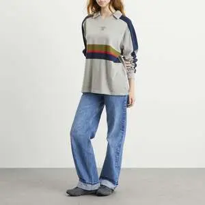 DAMSON MADDER Verity V-neck Rugby Shirt