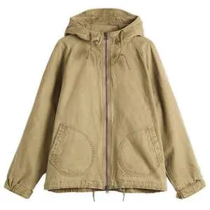 FRIZMWORKS Jungle Cloth Deck Hooded Parka Jacket - Beige