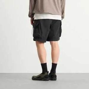 AND WANDER Oversized Cargo Shorts