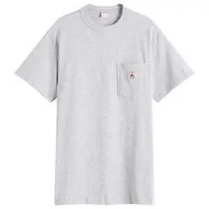 RANDY'S GARMENTS Logo Pocket T-shirt Presented By - Heather Grey