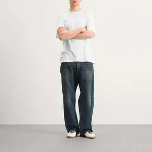 NEIGHBORHOOD Wide Leg Selvedge Denim Jeans