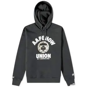 AAPE BY *A BATHING APE X Union College Rainbow Camo Hoodie