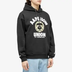 AAPE BY *A BATHING APE X Union College Rainbow Camo Hoodie