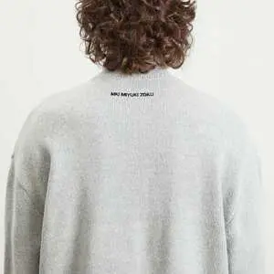 MKI MIYUKI ZOKU Mohair Blend Knit Track Jacket