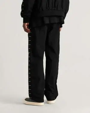 THUG CLUB Triple Line Stud Track Pants