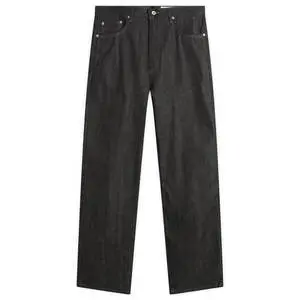 NEIGHBORHOOD Straight Leg Rigid Selvedge Denim Jeans - Black