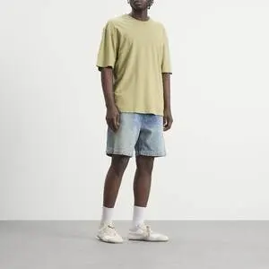 Rhude Boxy Traxedo Denim Shorts