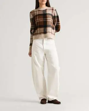 Barbour Glendyn Knitted Jumper | Elastane/leather/wool | End Clothing