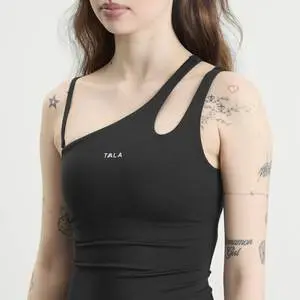 TALA Skinluxe Asymmetrical Vest - Black