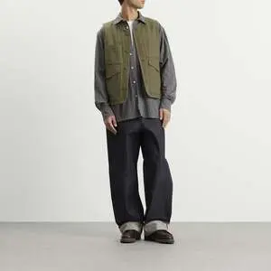 Universal Works Brushed Moleskin 4 Pocket Gilet Jacket
