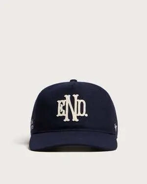 END. Monogram Hitch Lc Cap - Navy