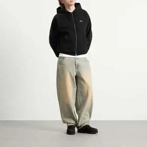 DIME Cursive Small Logo Zip Hoodie