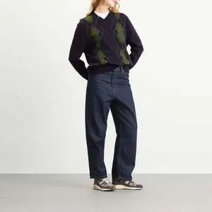 HOUSE OF SUNNY Argyle Jumper