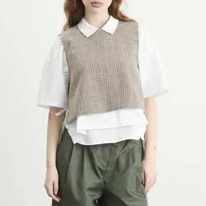 STEL Tie Side Check Tank Top