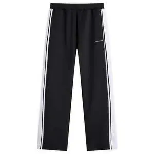 COLE BUXTON Wide Stripe Sweatpants - Black