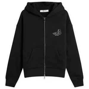 ABOUT:BLANK X Dominoes Zip Hoodie - Black