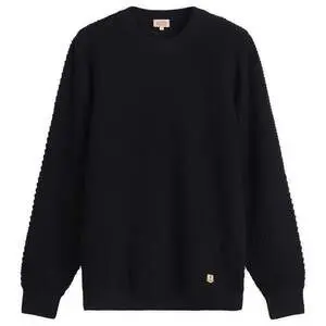 Armor Lux Waffle Knit Jumper - Navy