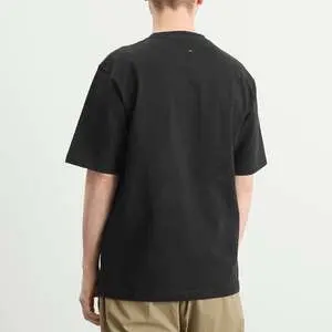 SNOW PEAK Recycled Cotton T-shirt - Black