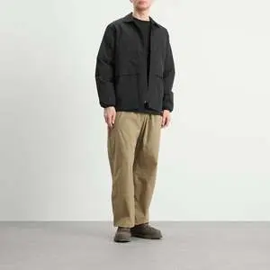 SNOW PEAK Recycled Cotton T-shirt - Black