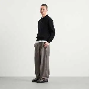 RONNING Long Sleeve Knit Polo