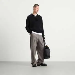 RONNING Long Sleeve Knit Polo