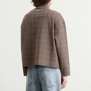 MKI MIYUKI ZOKU Seersucker Check Track Jacket
