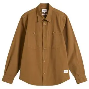 Norse Projects Algot Cotton Ripstop Relaxed Shirt - Duck