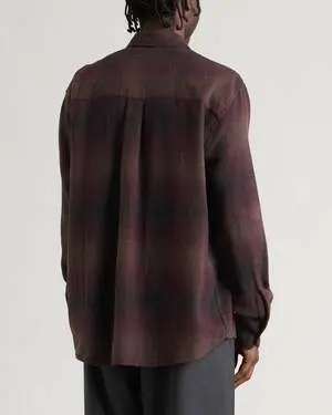 Our Legacy Cordial Check Grain Weave Above Shirt