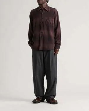 Our Legacy Cordial Check Grain Weave Above Shirt
