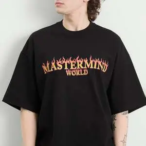 MASTERMIND WORLD Skull On Fire Shorts Sleeve T-shirt