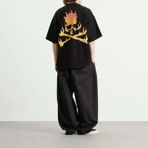 MASTERMIND WORLD Skull On Fire Shorts Sleeve T-shirt