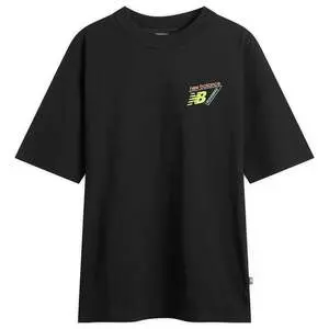 NEW BALANCE Classic Tri-logo Heat Map T-shirt - Black