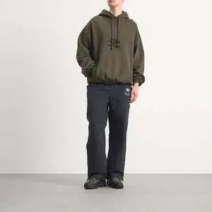 UMBRO BY SLAM JAM Og Logo Mask Hoodie - Dark Olive