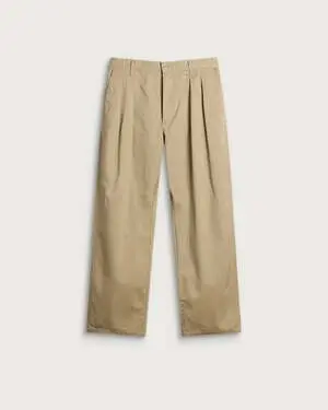 WTAPS Twill Two-tuck Trousers - Beige