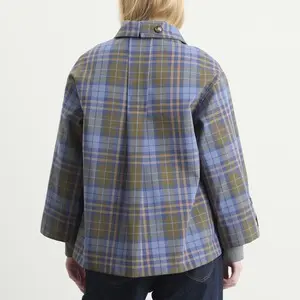 DAMSON MADDER Reversible Jerry Crop Trench Coat Jacket