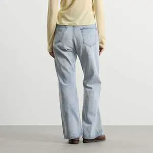 Auralee Faded Selvedge Light Denim Pants
