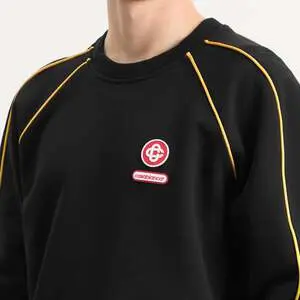 Casablanca Loopback Gradient Piping Raglan Sweatshirt