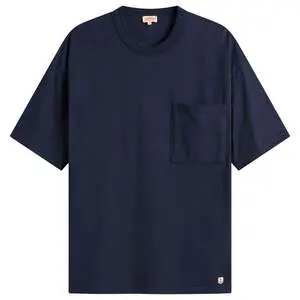 Armor Lux Heavyweight Pocket T-shirt - Marine Deep
