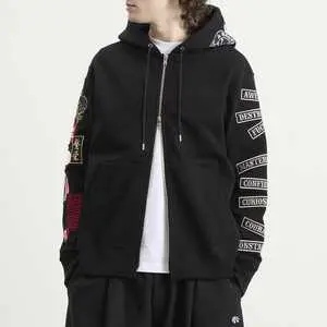 MASTERMIND WORLD Multi Patched Zip-up Hoodie