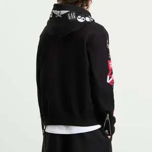 MASTERMIND WORLD Multi Patched Zip-up Hoodie