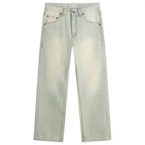 DIME Relaxed Denim Pants - Bleached Sky