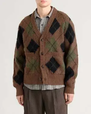 CORRIDOR Argyle Cardigan