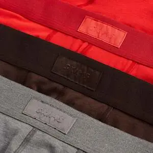 SKIMS Cotton Boxer Brief 3" 3-pack - Ruby Espresso Multi