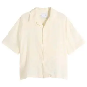 MKI MIYUKI ZOKU Loose Weave Check Vacation Shirt - Bone