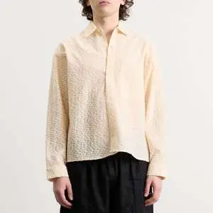 MKI MIYUKI ZOKU Ribbon Jacquard Box Dress Shirt
